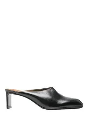 KHAITE Khaite Square-Toe Heeled Mules