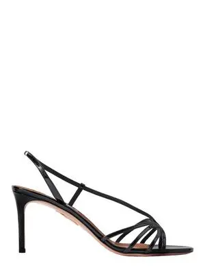 AQUAZZURA Aquazzura Patent Leather Slingback Stiletto Sandals