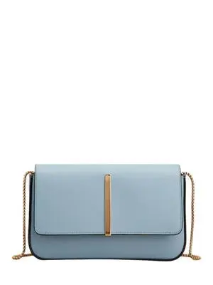 TOD'S Flap Shoulder Bag - Light Blue