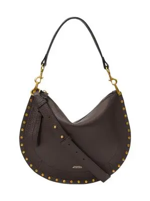 Isabel Marant Étoile Studded Shoulder Bag - Black