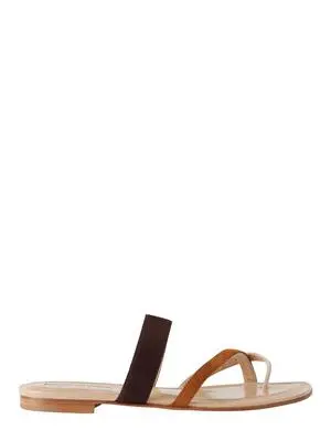 MANOLO BLAHNIK Manolo Blahnik Susastri Suede Sandals
