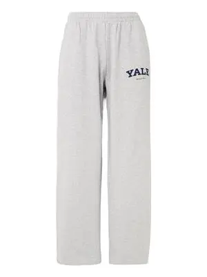 SPORTY  RICH Sporty & Rich Yale Printed Sweatpants - Grey