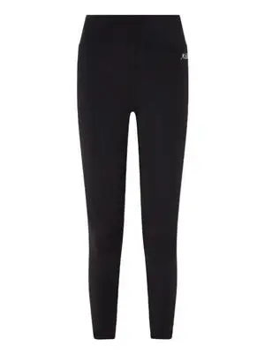 SPORTY  RICH High-waisted Stretch Leggings - Black