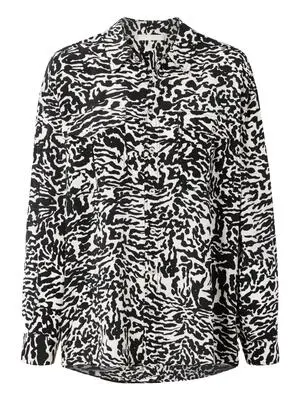 Ulla Johnson Long Sleeve Printed Shirt - Black