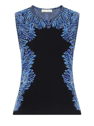 Ulla Johnson Ulla Johnson AYLİN KNIT JACQUARD TOP No