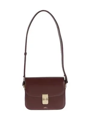 A.p.c. A.P.C. Small Grace Shoulder Bag Brown