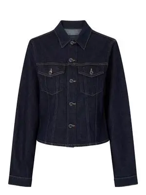 HAIKURE Cherry Denim Jacket - Black