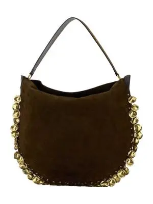 Isabel Marant Étoile Oskan Embellished Hobo Bag - Brown
