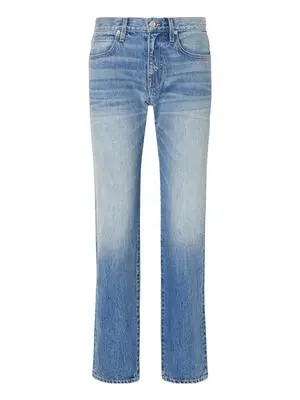 SLVRLAKE Low-rise Straight-leg Jeans - Blue