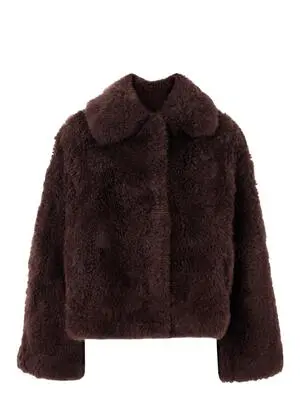 YVES SALOMON Shearling Jacket - Black