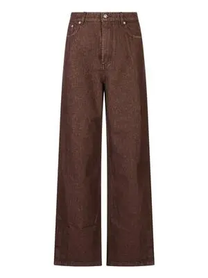 Sportmax Multi-pocket Wide-leg Jeans - Red