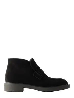 GIANVITO ROSSI Gianvito Rossi Suede Ankle Boots With Block Heel