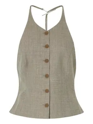 Christopher Esber Sleeveless Vest - Grey