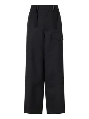 Auralee Belted Cargo Pants - Black