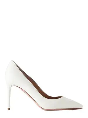 AQUAZZURA Purist 85 Leather Pumps - No