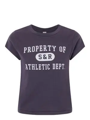 SPORTY  RICH Sporty & Rich Cropped T-shirt - Black