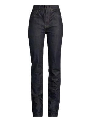 SAINT LAURENT Saint Laurent Dark Wash Straight-Leg Jeans
