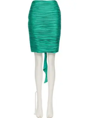 Valentino Garavani Ruched Draped Mini Skirt - No