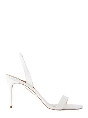 AQUAZZURA Aquazzura Satin Slingback High Heel Sandals