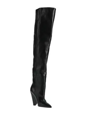 SAINT LAURENT Saint Laurent Over The Knee Pointed Toe High Heel Boots