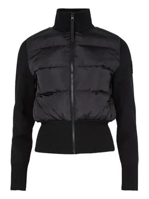 Canada Goose Hybride Quilted Knit Jacket - Black