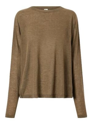 AGOLDE Agolde Sasha Lyocell-Jersey T-Shirt Brown