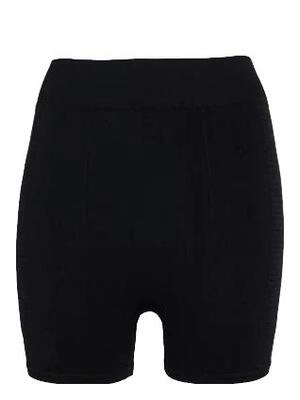 Rick Owens Solid Color Stretch Cycling Shorts - Black