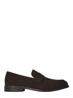 Hugo Boss Suede Loafers - Black