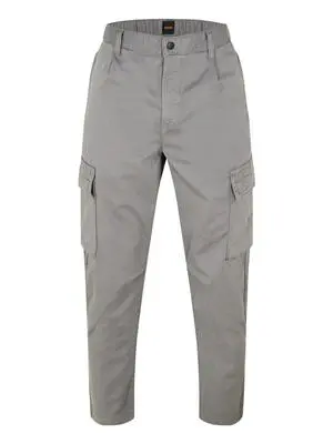 Hugo Boss Elasticated Waist Cargo Trousers - Gray