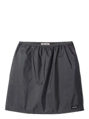 Miu Miu Technical Fabric Skirt - Hematite
