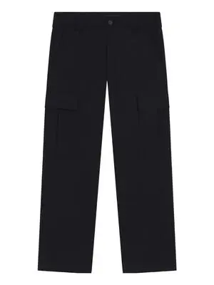 Hugo Boss Cotton Cargo Trousers - Black