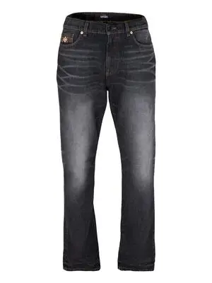 Versace Washed Bootcut Jeans - Black