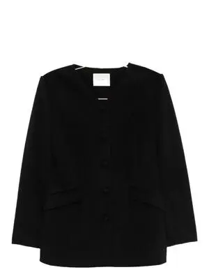 LISA YANG Lisa Yang V-Neck Single-Breasted Coat