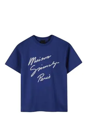 Givenchy Givenchy Logo T-Shirt Blue