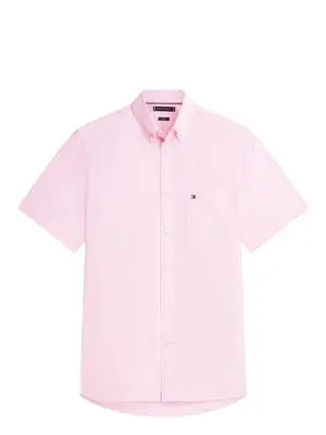 Tommy Hilfiger Short Sleeve Button-down Shirt - Pink