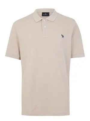 Paul Smith Minimalist Shortsleeve Polo Shirt - Nude
