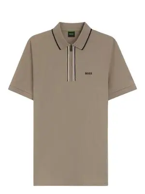 Hugo Boss Shortsleeve Polo Shirt - Gray