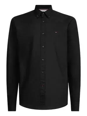 Tommy Hilfiger Long Sleeve Poplin Shirt  Black