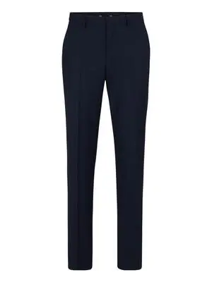 Hugo Boss Tailored Straight Leg Trousers - Blue