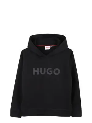Hugo Boss Logo Hoodie - Black