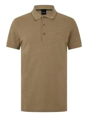 Hugo Boss Shortsleeve Polo Shirt - Brown