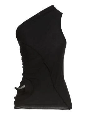 RICK OWENS Rick Owens Sleeveless V-Neck Jersey Top