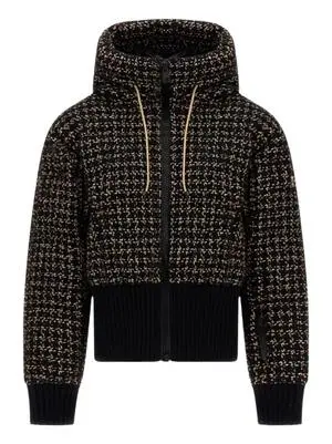 Herno Checked Down Jacket - Black