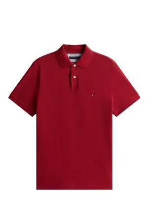 Tommy Hilfiger Cotton Polo Shirt - Red