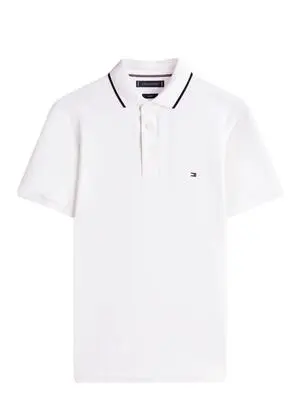 Tommy Hilfiger Shortsleeve Polo Shirt - White