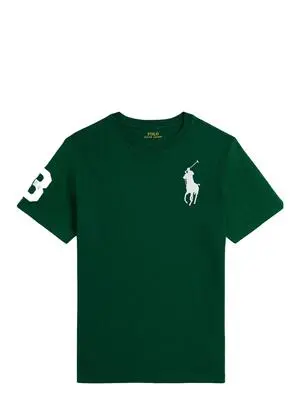 Polo Ralph Lauren Crewneck T-shirt With Embroidered Logo - Green
