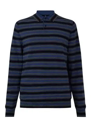 Paul Smith Knitted Polo Shirt - Black