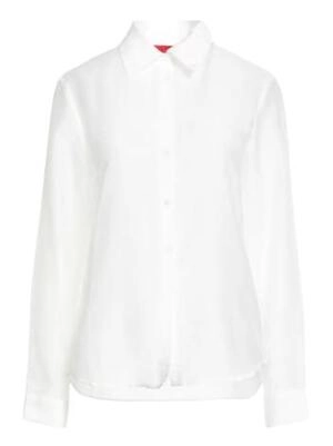 MAXCO. MAX&Co. Solid Color Button-Up Shirt With Classic Collar