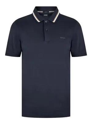 Hugo Boss Solid Color Polo Shirt - Black