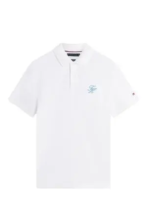 Tommy Hilfiger Shortsleeve Polo Shirt - White